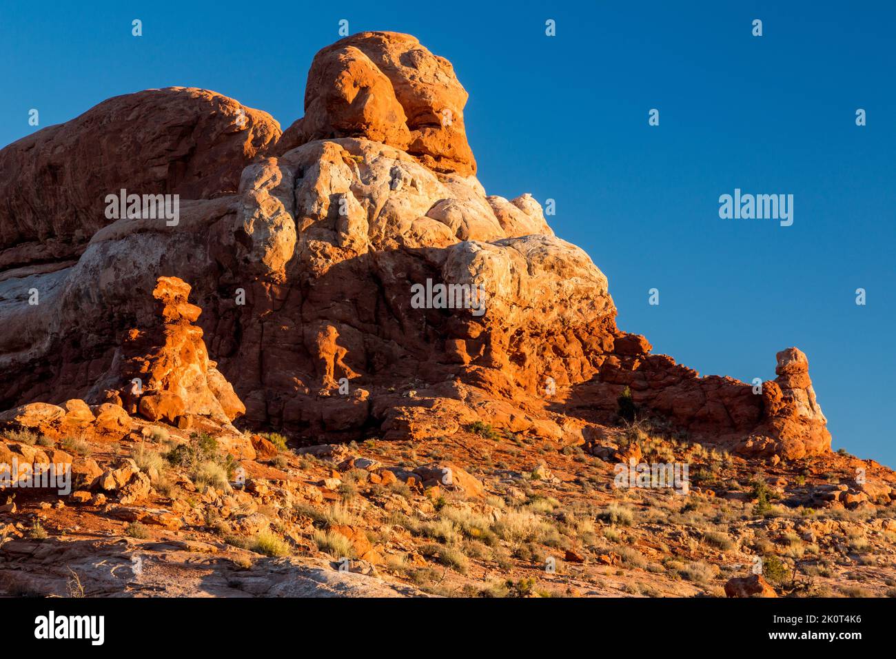 A Sphinx-like rock formation in the Spires and Pinnacles section of ...