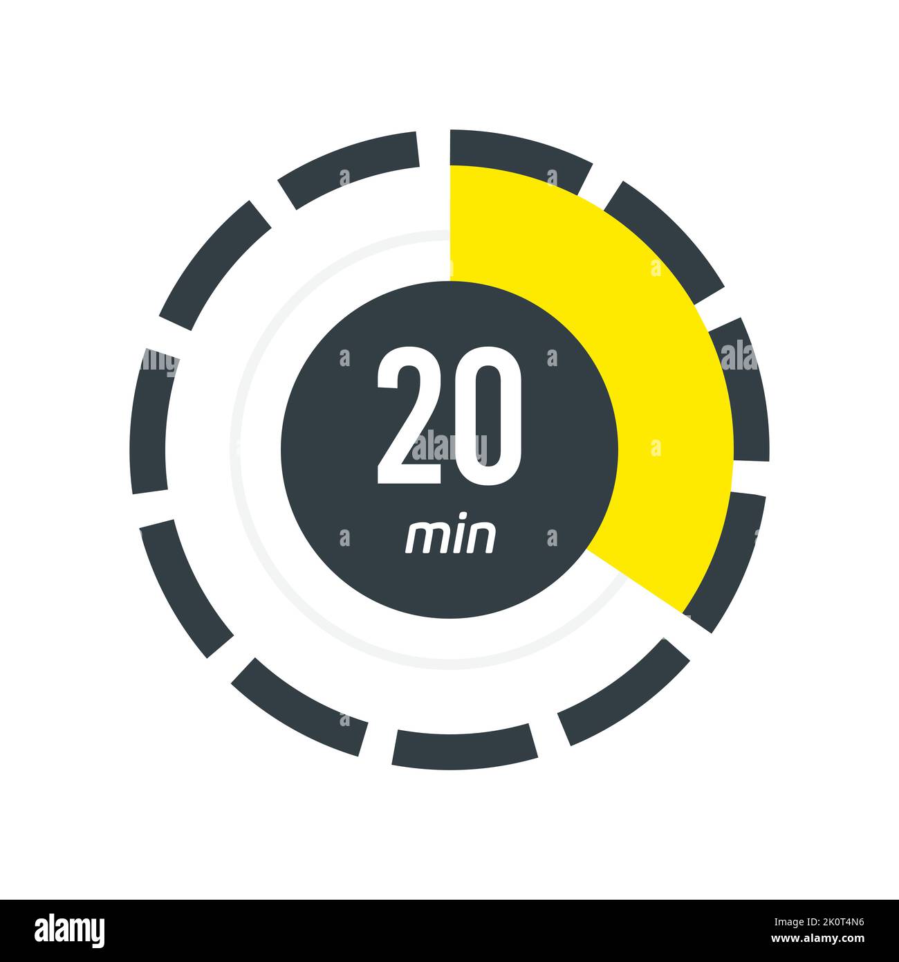 20 minutes timer. Stopwatch symbol in flat style. 20 min. Vector ... 20 minutes timer. Stopwatch symbol in flat style. 20 min. Vector ...