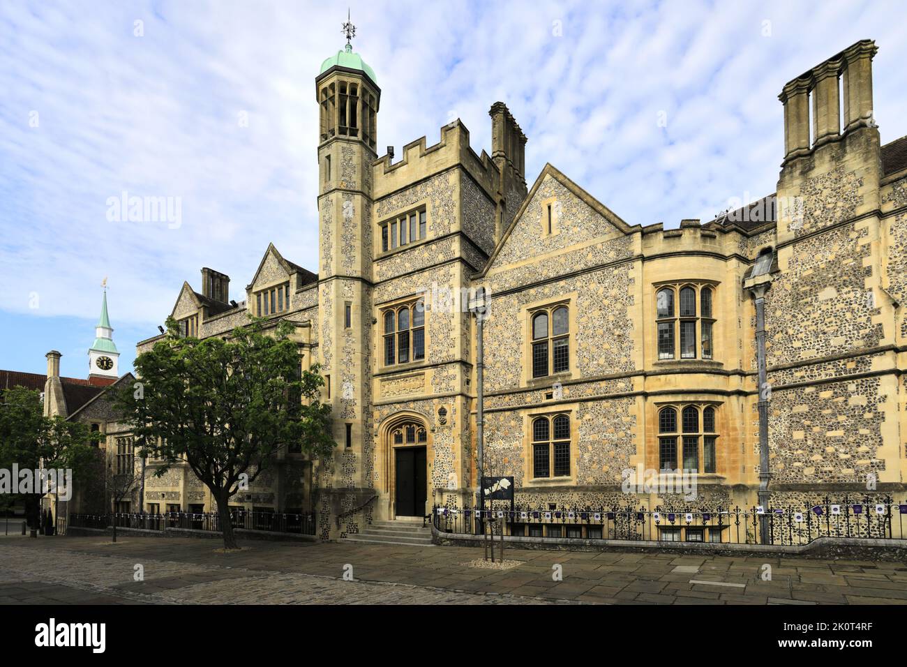 Exterior of the Castle Hill register office, Winchester City, Hampshire ...