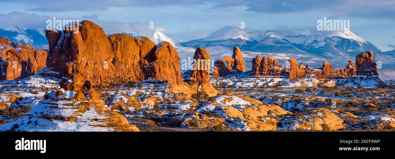 The Parade of Elephants & Turret Arch in Arches National Park, Moab ...