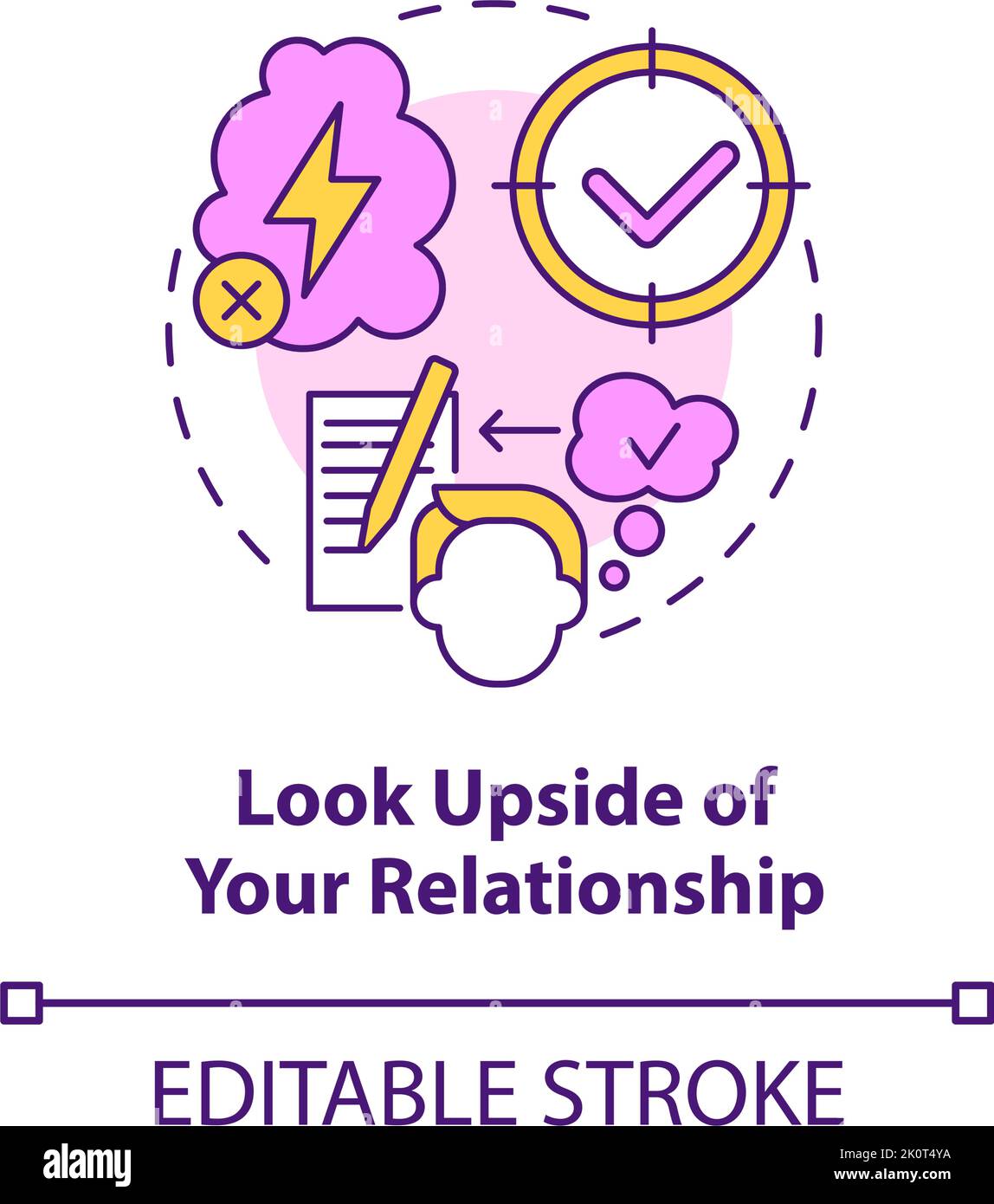 Look upside Stock Vector Images - Alamy