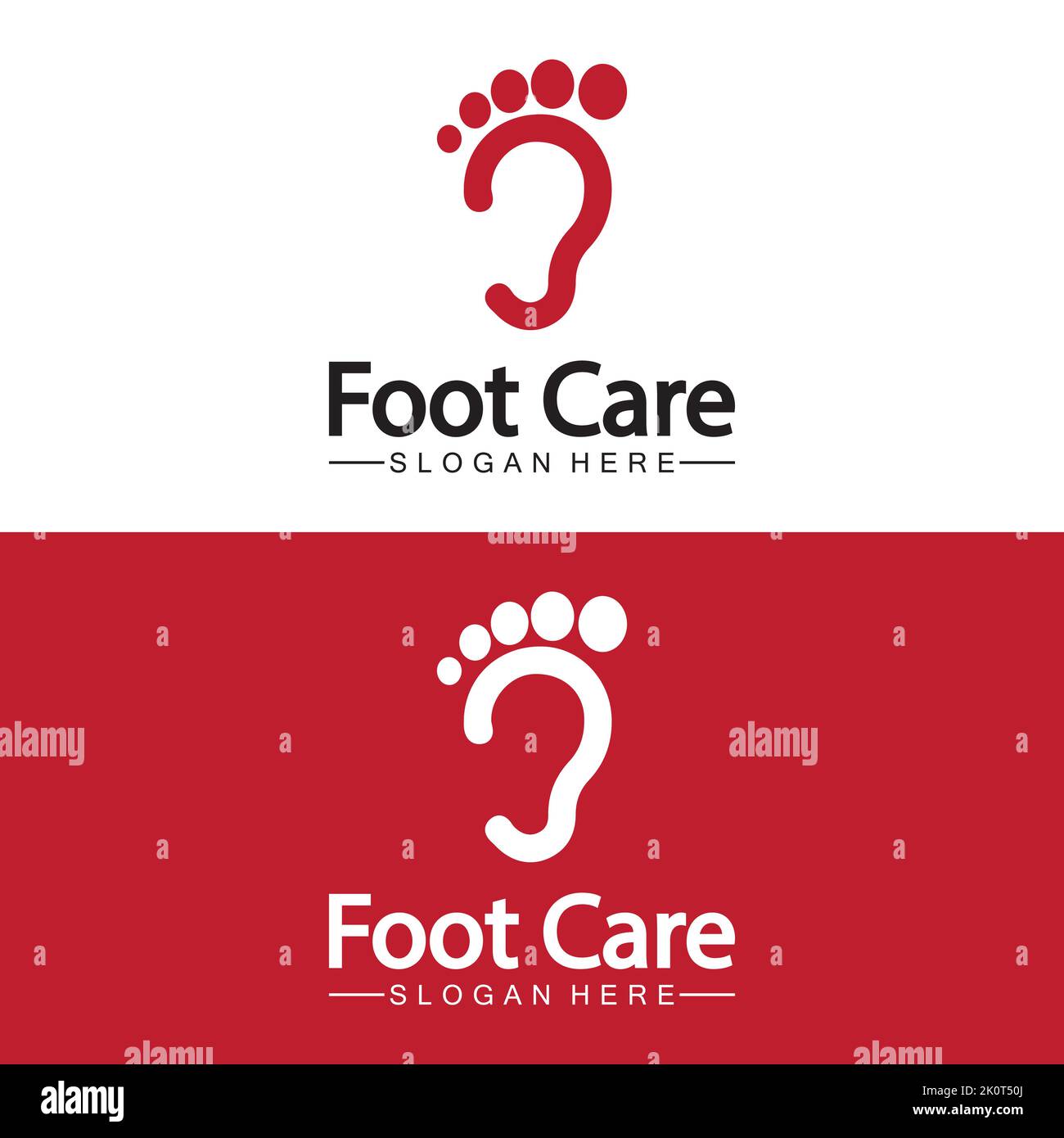 Foot logo design vector template Stock Vector Image & Art - Alamy