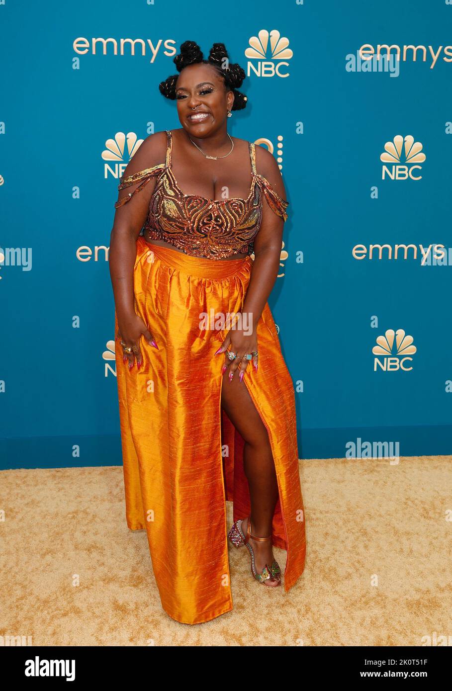 Los Angeles, USA. 12th Sep, 2022. Makiah Green arrives at the 74th Emmy ...