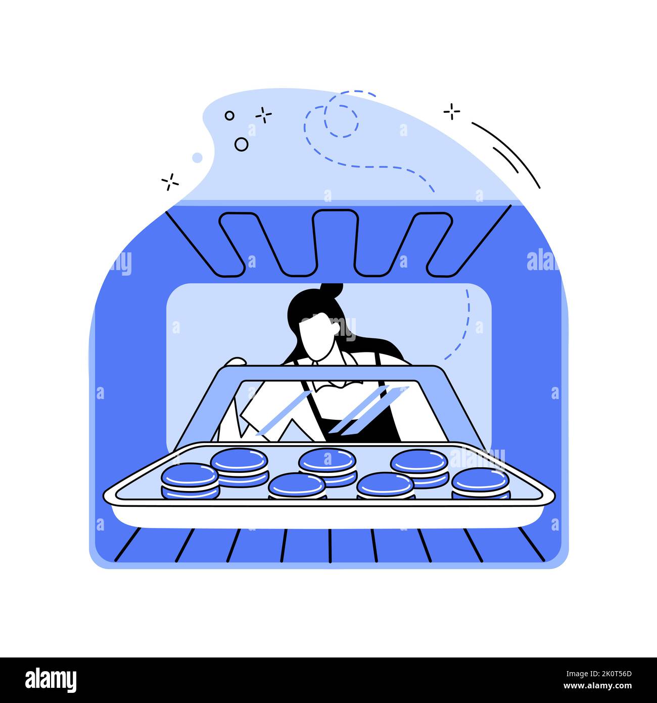 Homemade macarons isolated cartoon vector illustrations Stock Vector ...