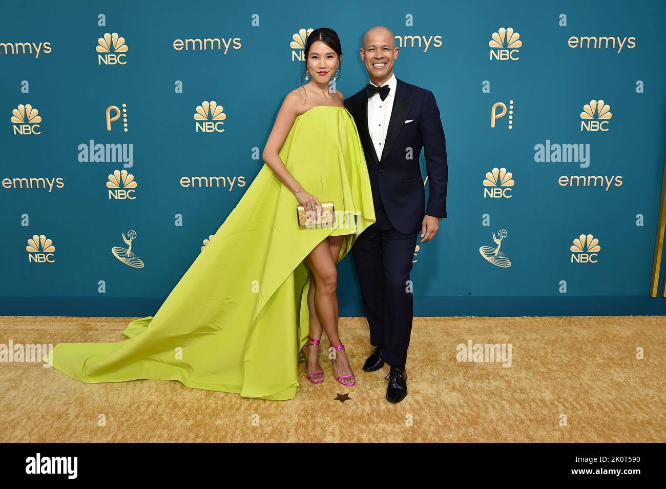 Los Angeles, USA. 12th Sep, 2022. Marian Wang, left, and Vladimir ...