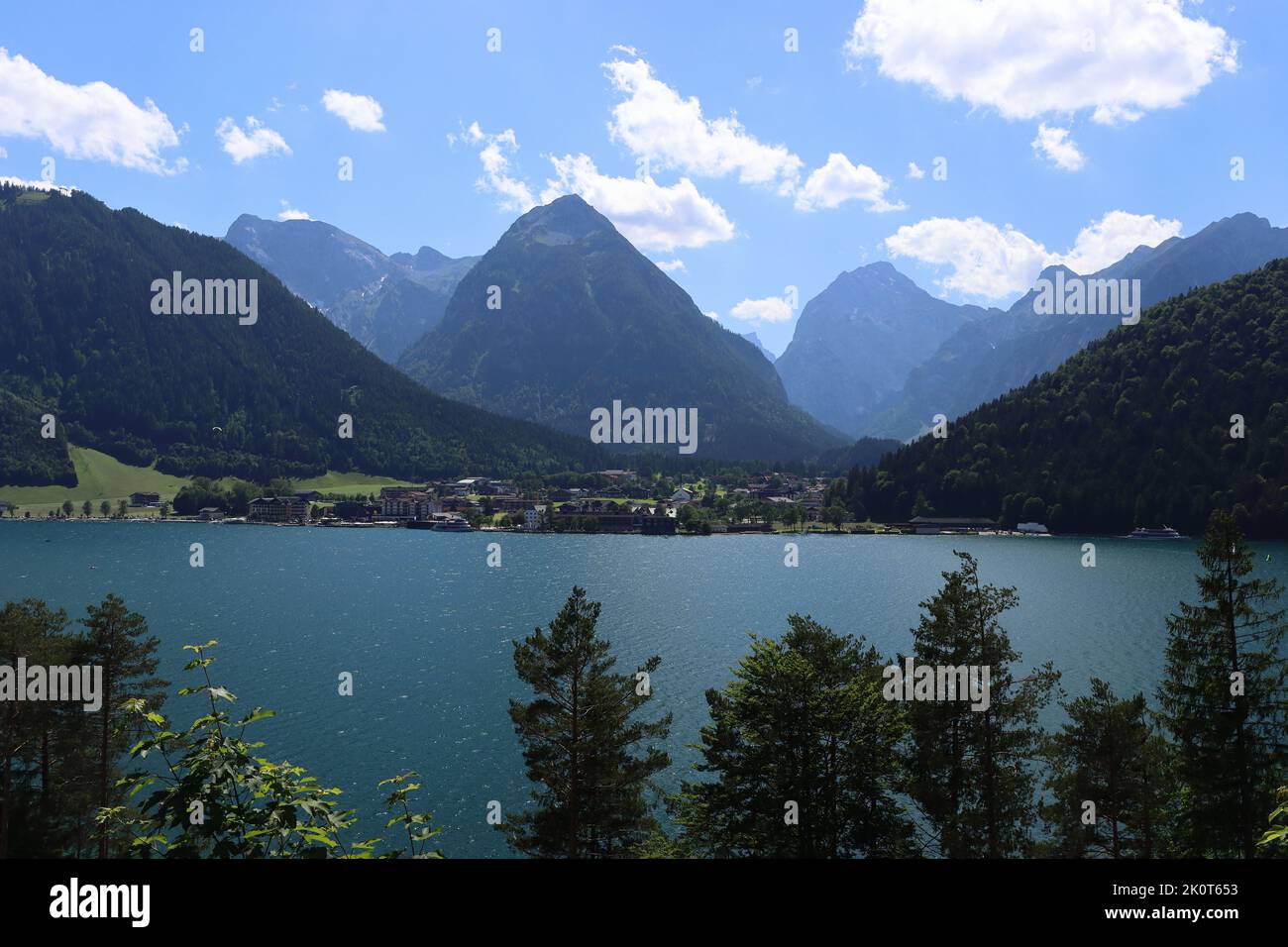 View of Lake Achensee, Austria, Tyrol Stock Photo - Alamy