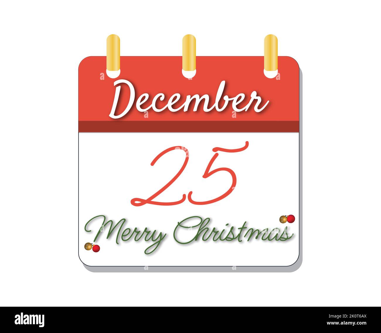 25th december calendar Stock Vector Images - Alamy