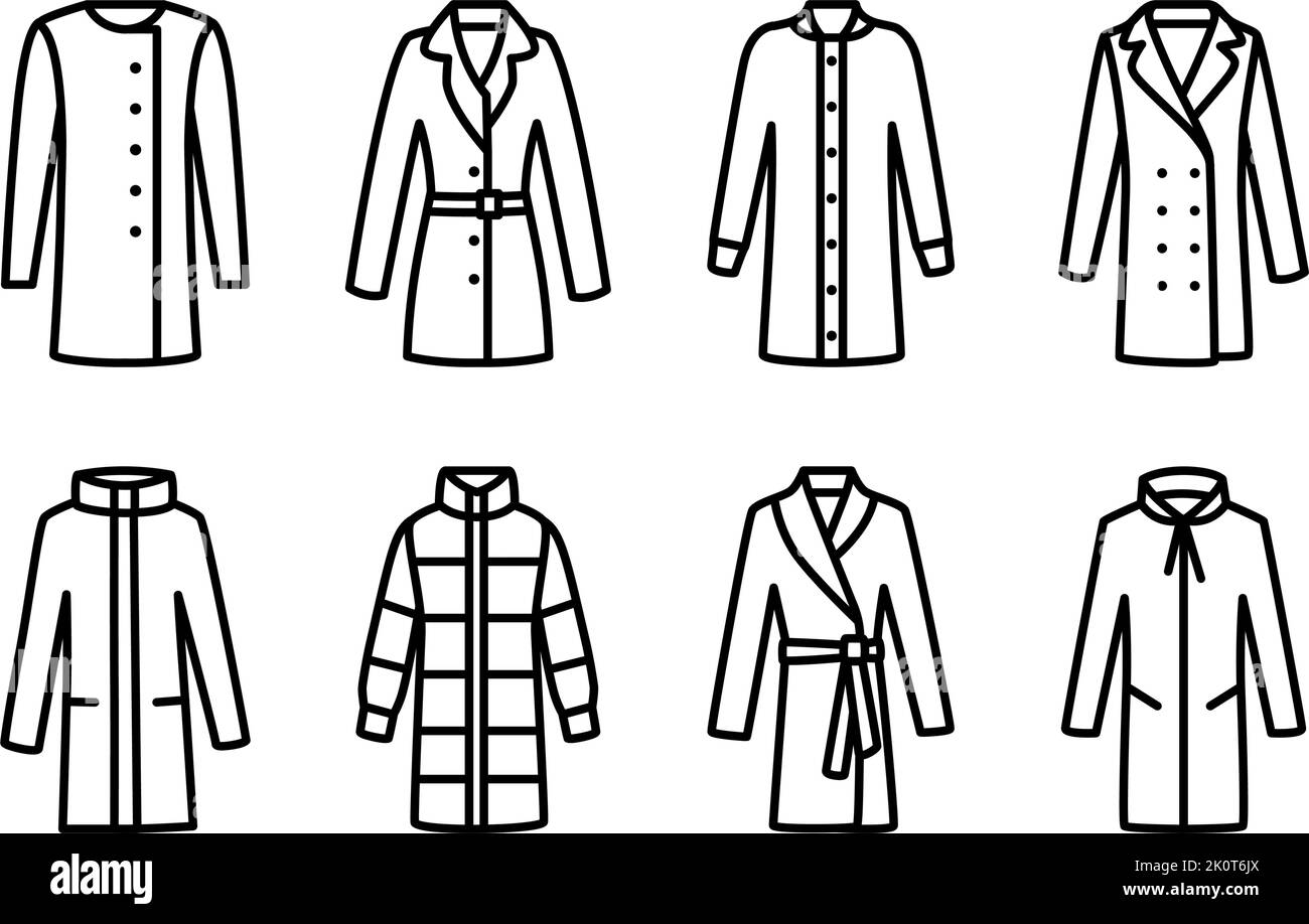 Female Clothes Model Stock Vector Images Alamy