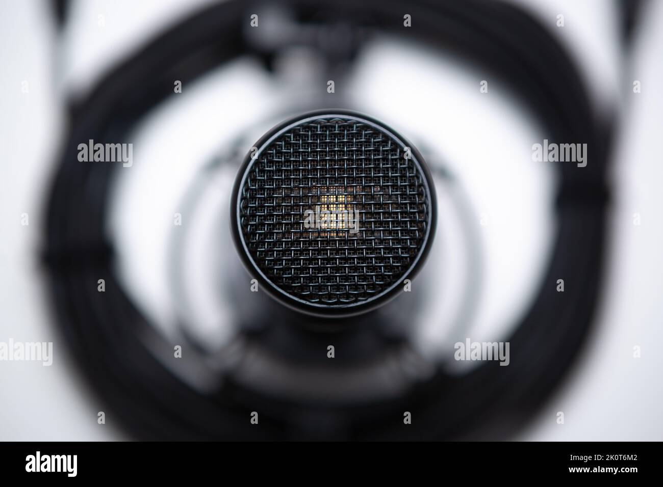 Professional condenser microphone for sound recording studio. Record voice and vocals in high ...