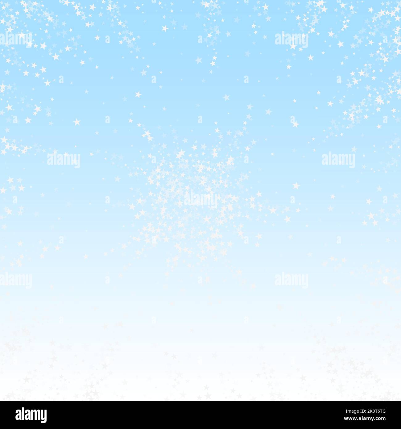 Christmas falling snow background. Subtle flying snow flakes and stars ...