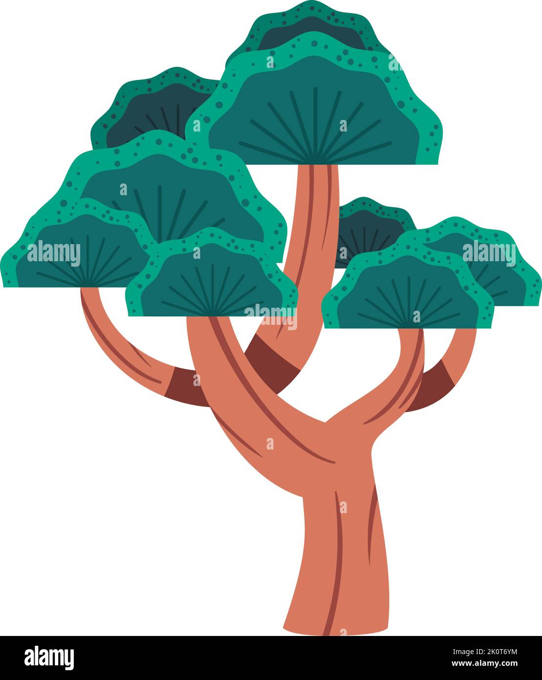 flat tree design Stock Vector Image & Art - Alamy