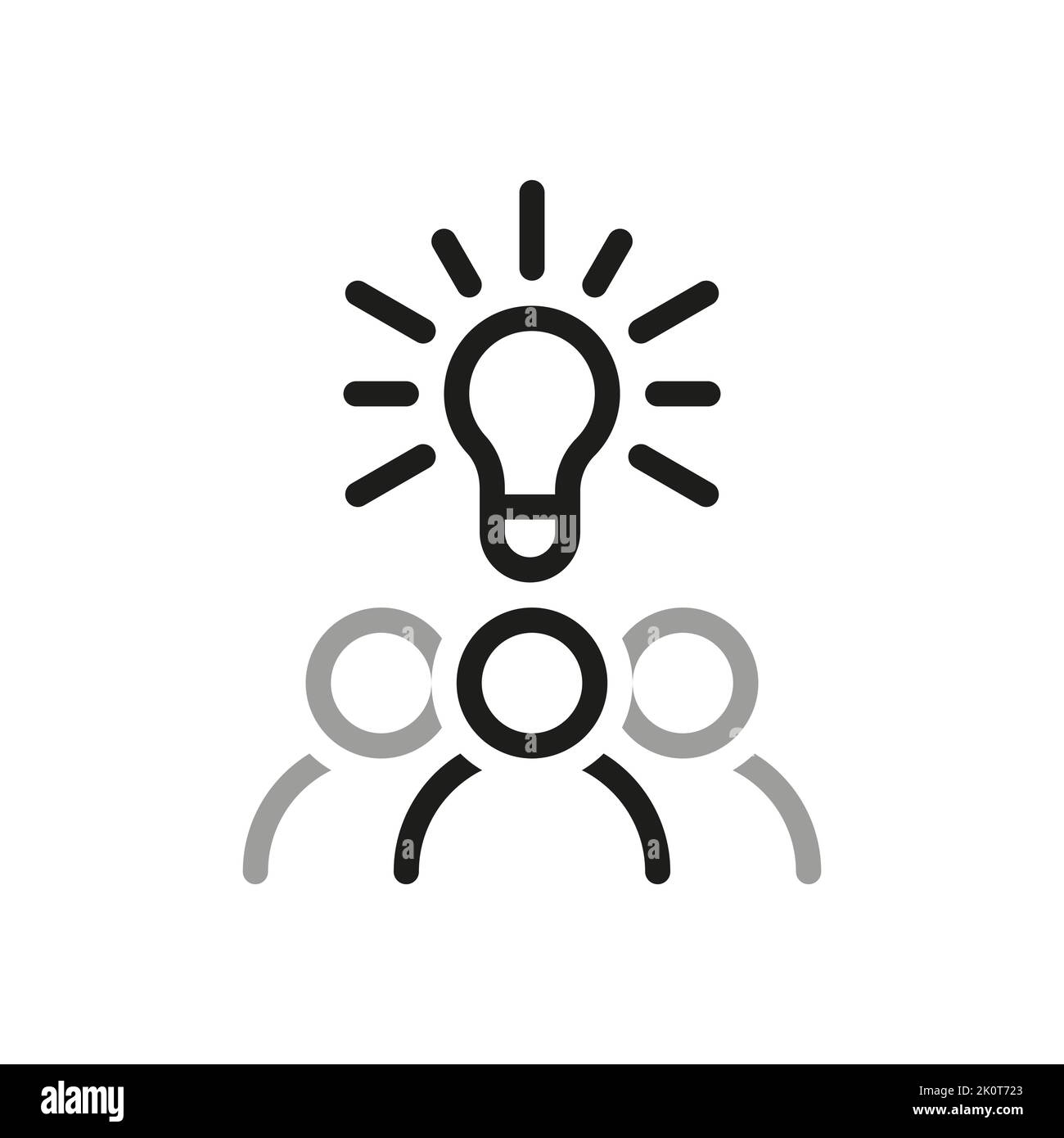Simple of Team Work Related Vector Line Icon. Contains such Icon as ...