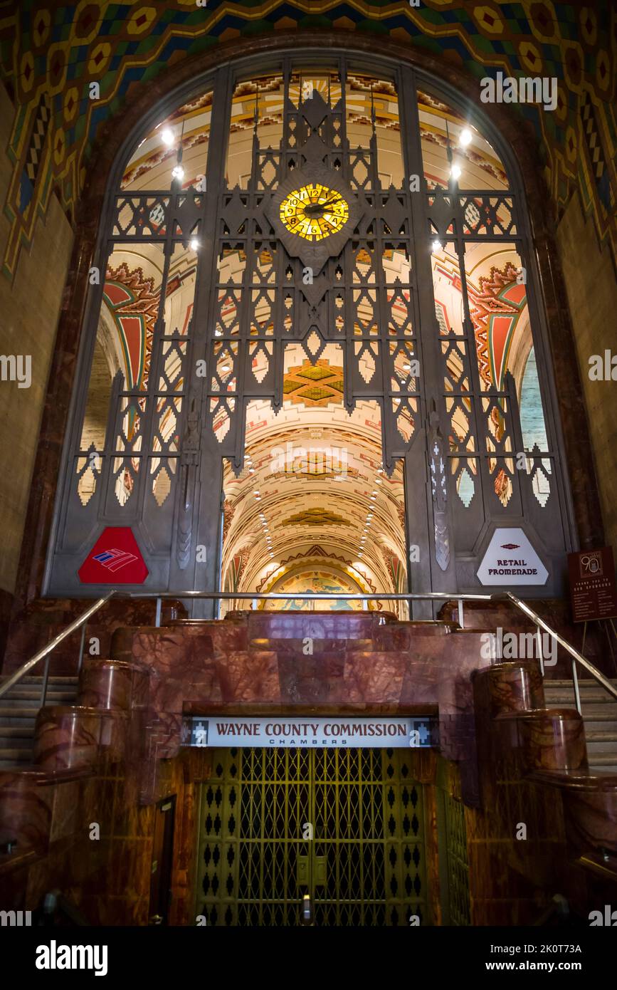 The Guardian Building, a Historic art deco landmark skyscraper with a ...