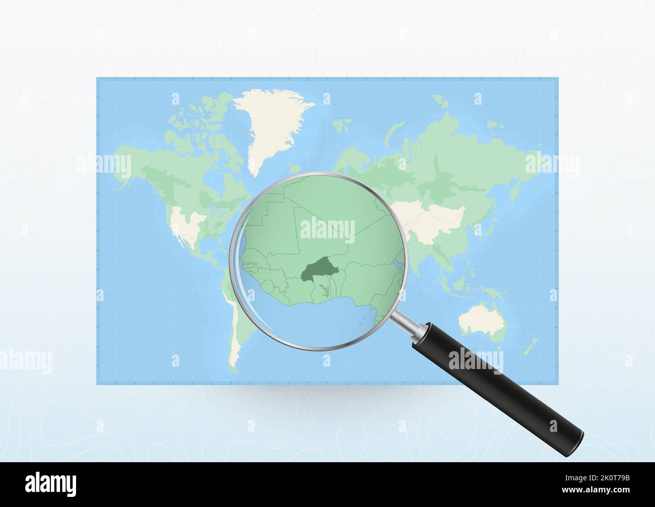 Burkina faso world map