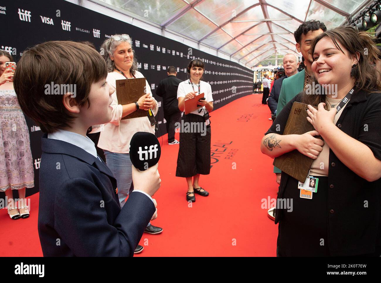 Toronto, Canada. 12th Sep, 2022. Maxim Swinton attends the "Raymond ...