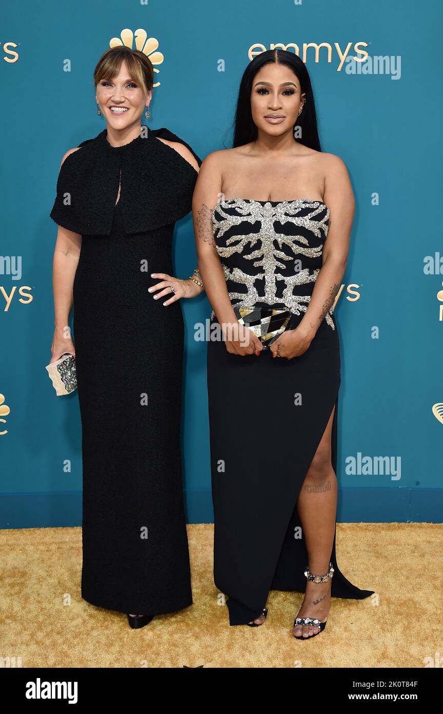 Los Angeles, USA. 12th Sep, 2022. Jessica Pressler, left, and Neffatari ...