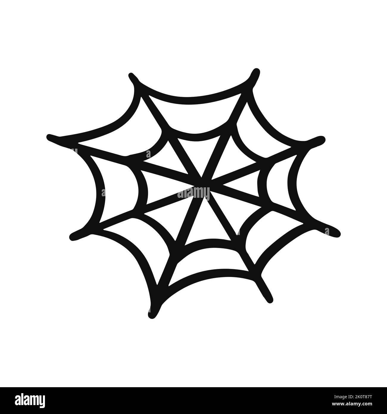 Monochrome cobweb spider web Stock Vector Images - Alamy