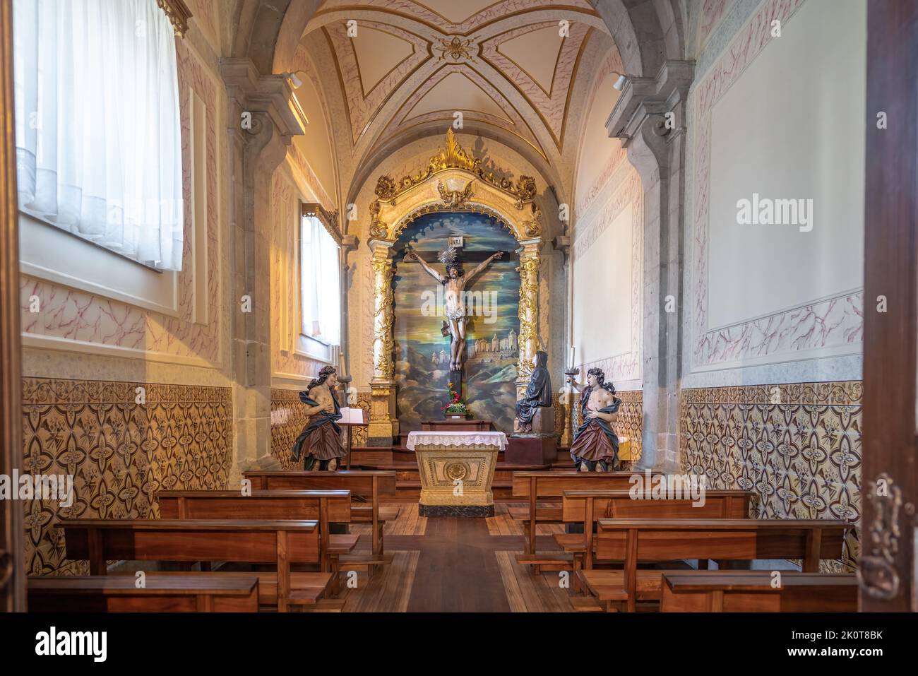 Bom Jesus Chapel in Church Basilica Interior at Sanctuary of Bom Jesus ...