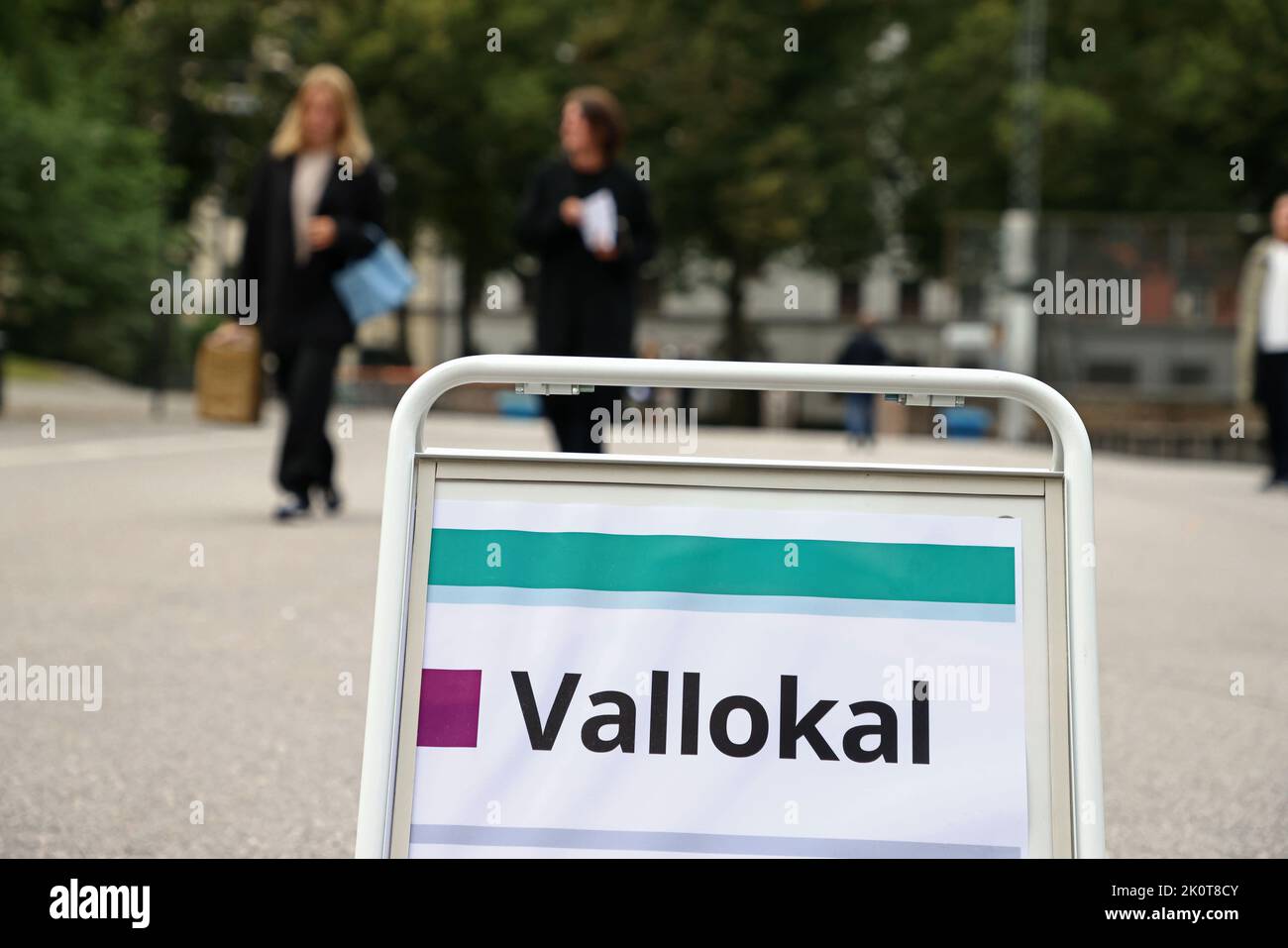 The Swedish parliamentary elections, election day, during Sunday in ...