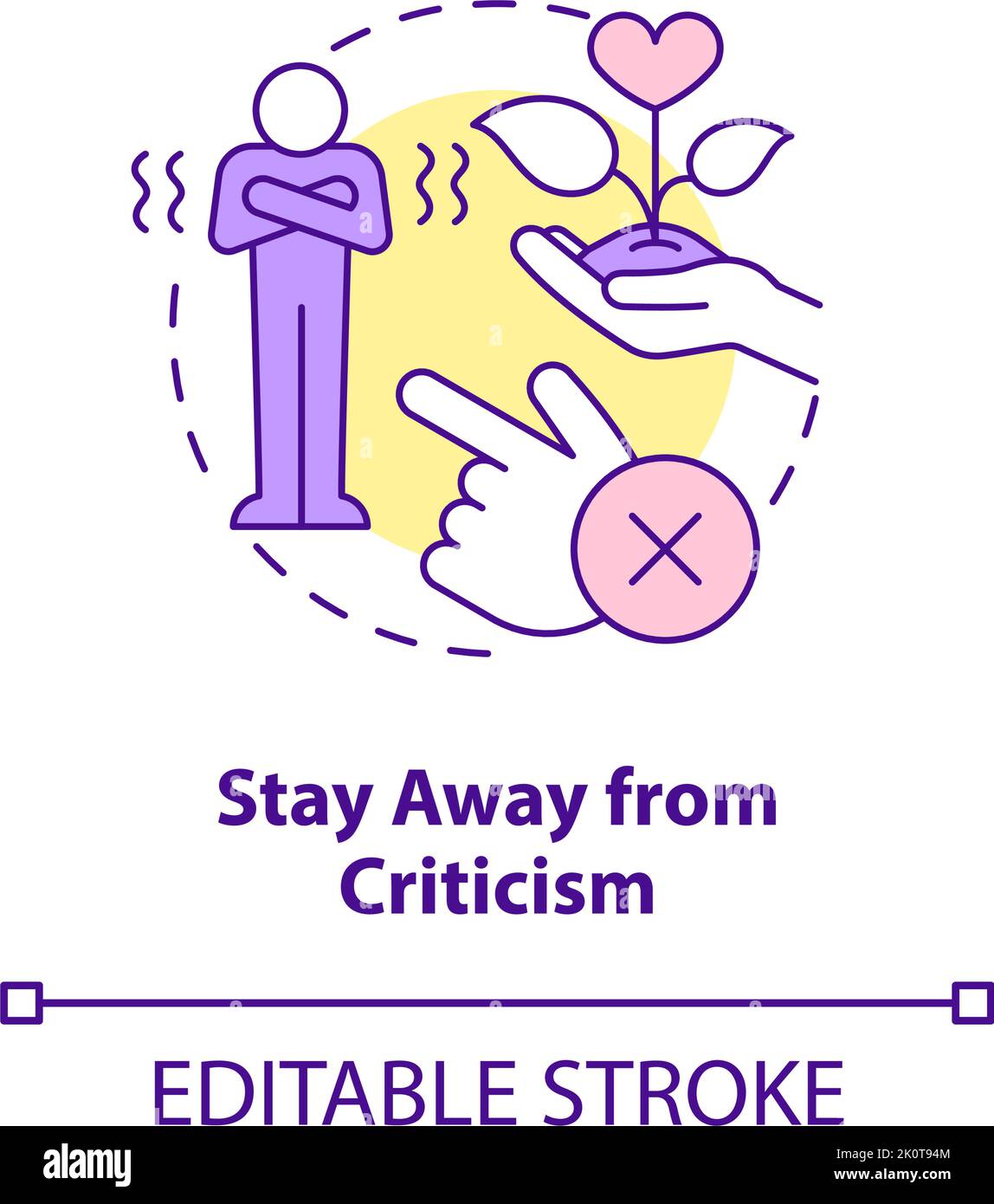 Stay away Stock Vector Images - Alamy