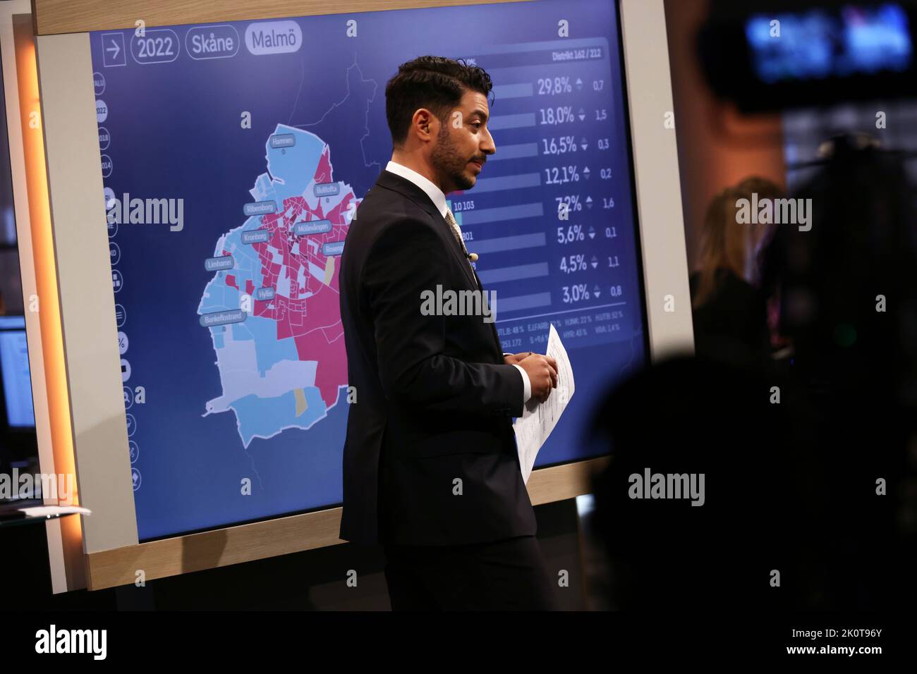 The Swedish parliamentary elections, election day, during Sunday in ...