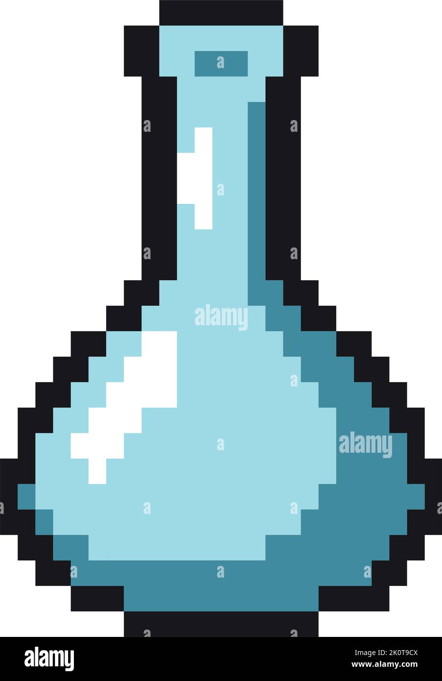 chemical flask pixel art Stock Vector Image & Art - Alamy