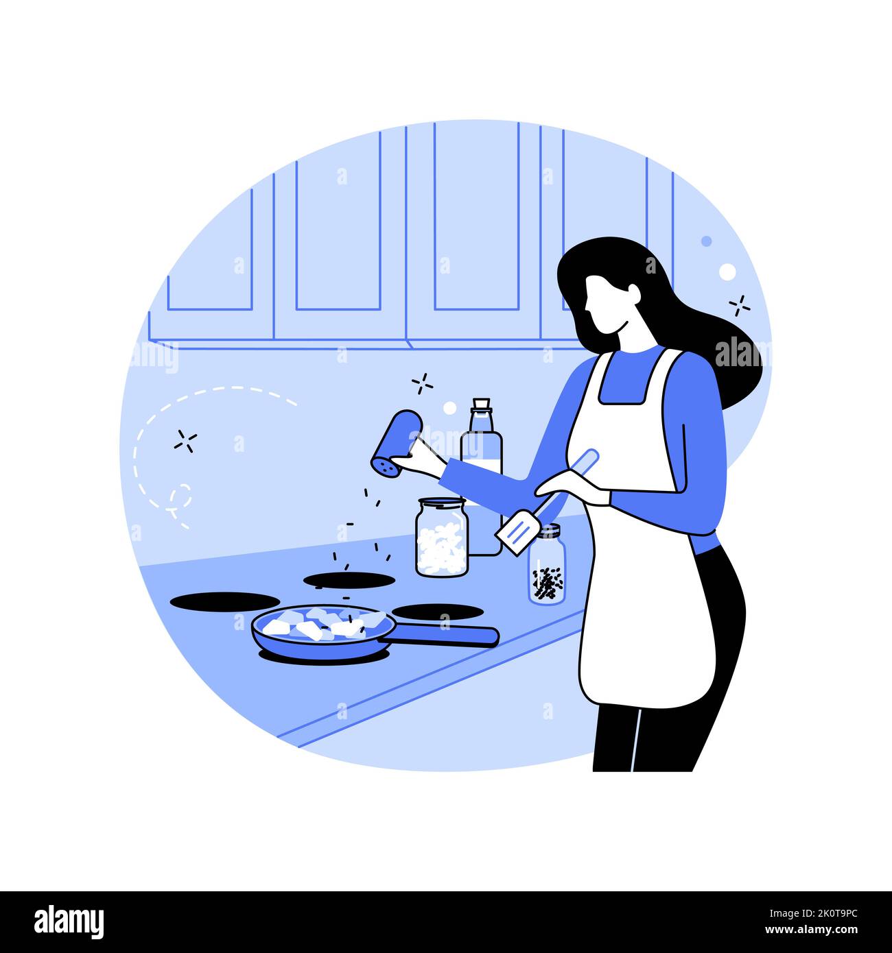 Making superfood isolated cartoon vector illustrations Stock Vector ...