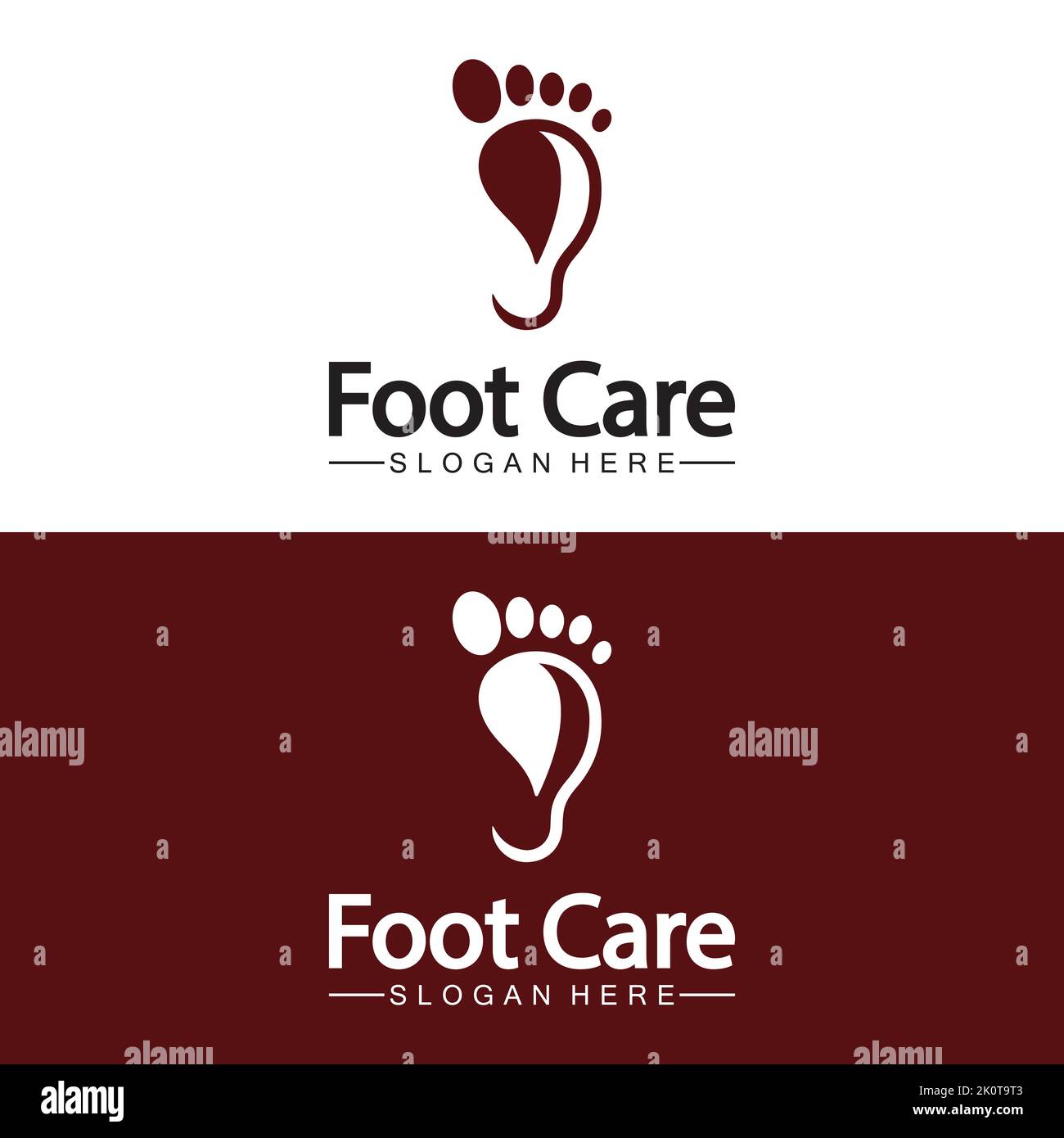 Foot logo design vector template Stock Vector Image & Art - Alamy