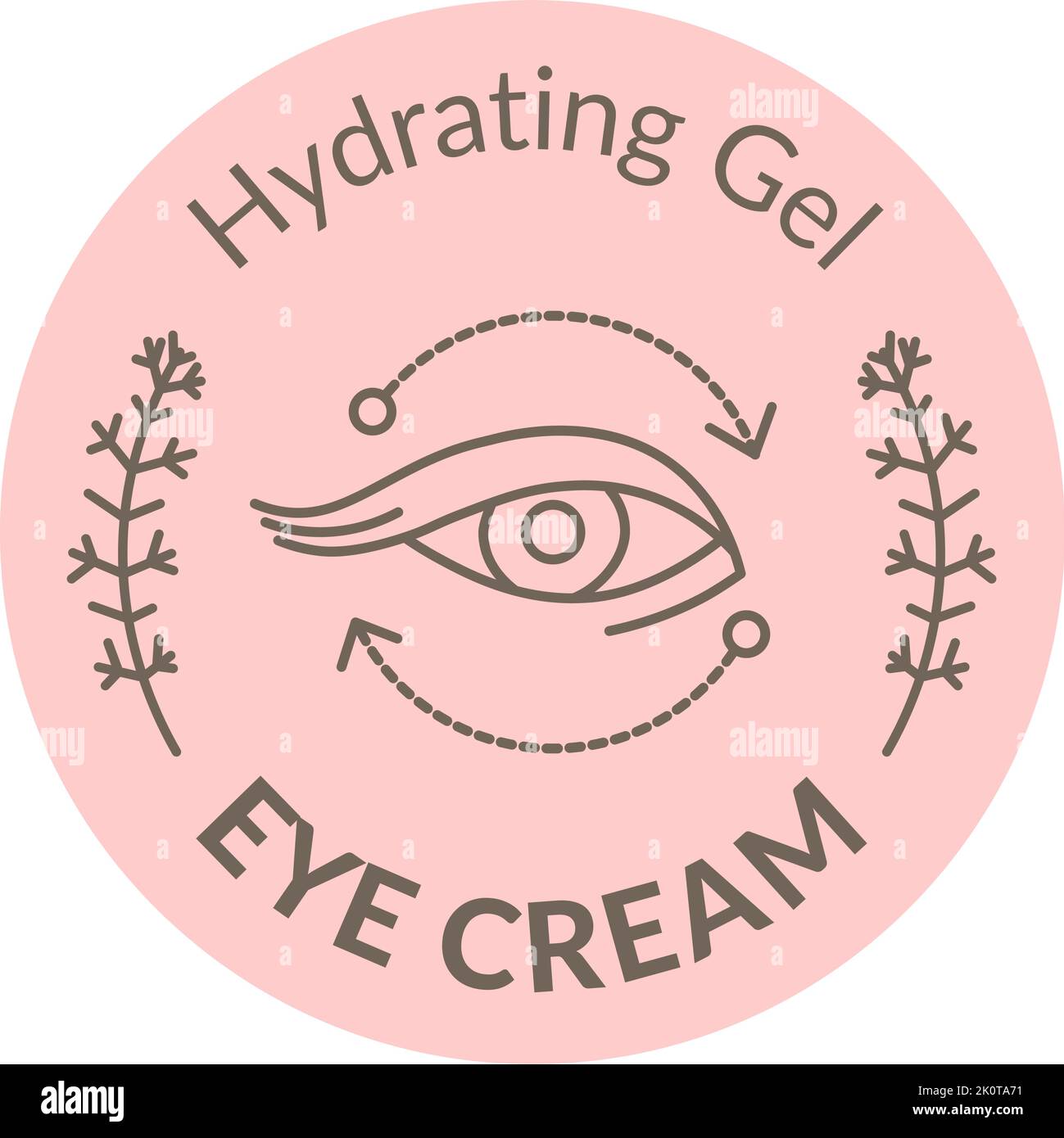 Eye cream, hydrating gel, label cosmetic product Stock Vector Image ...