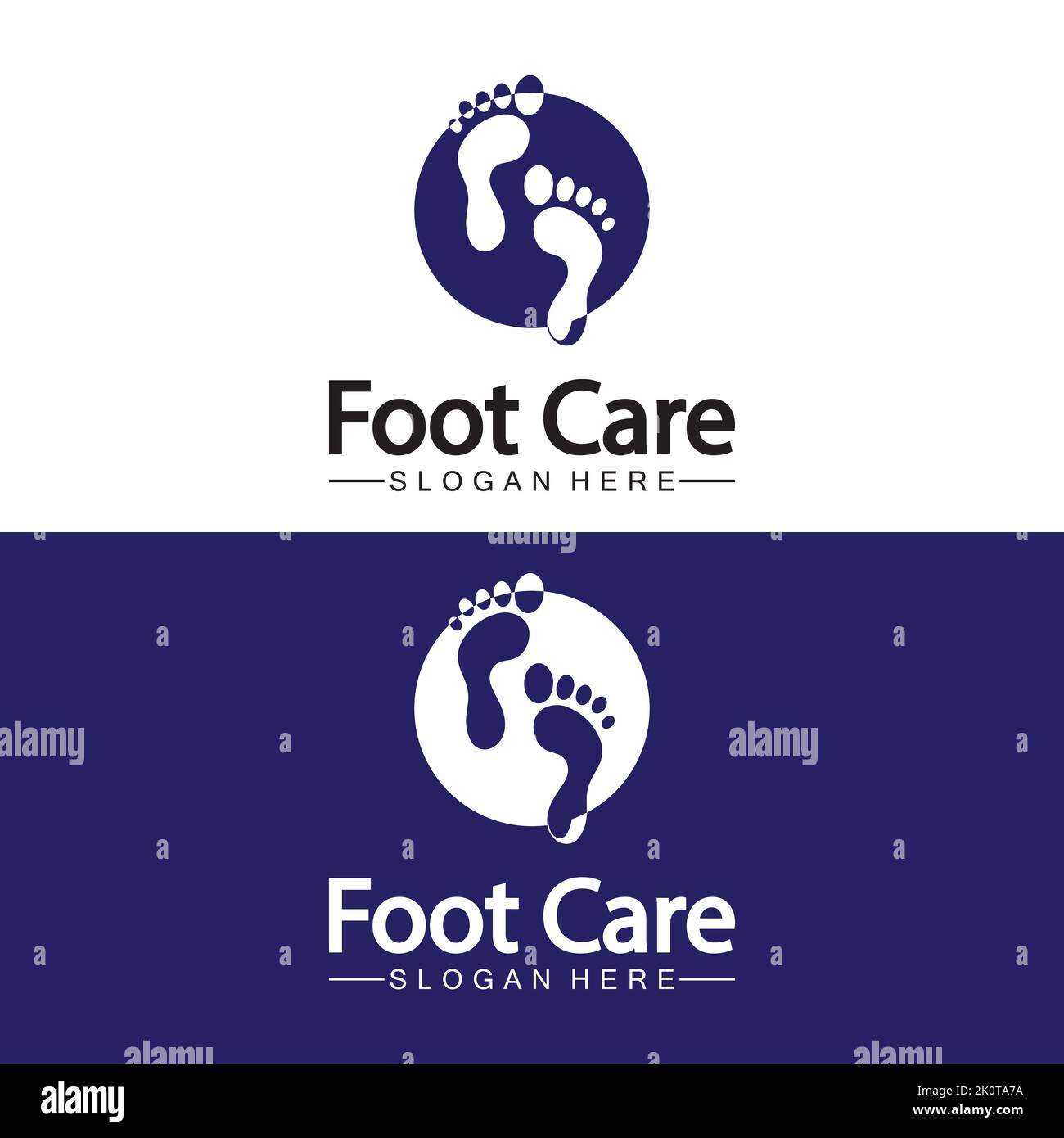 Foot logo design vector template Stock Vector Image & Art - Alamy