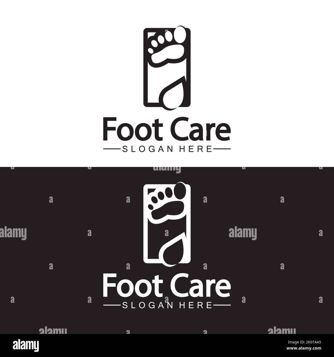 Foot logo design vector template Stock Vector Image & Art - Alamy