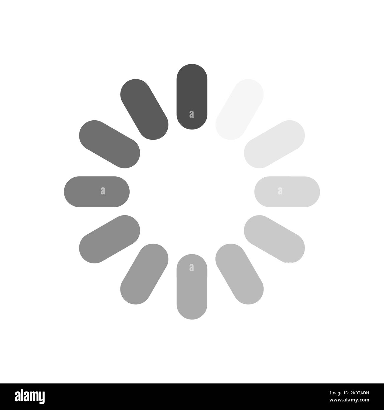 Download sign. Load icon. Load system. Data load. Loading bar. Froze ...