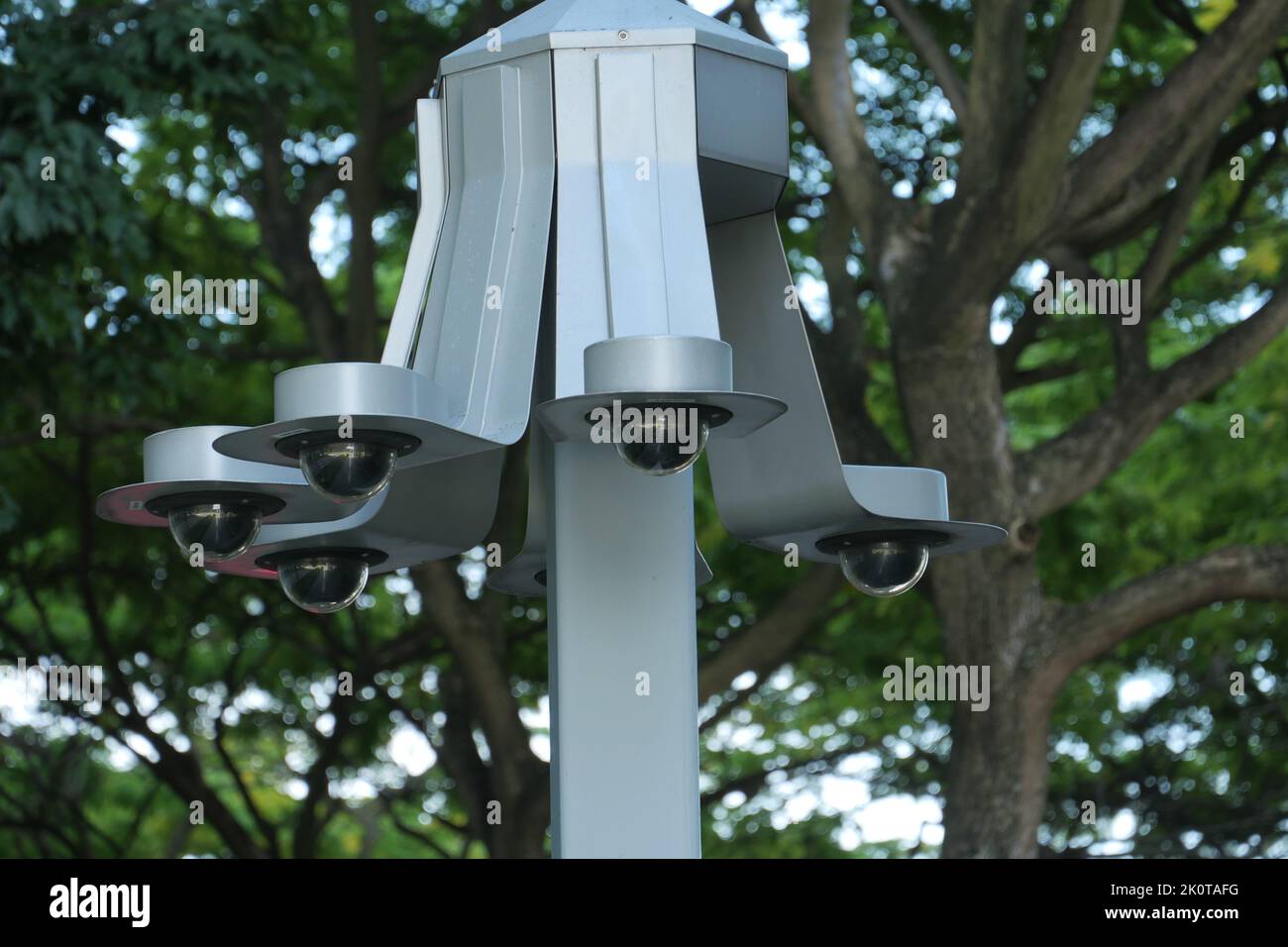 CCTV security camera operating outdoor Stock Photo - Alamy