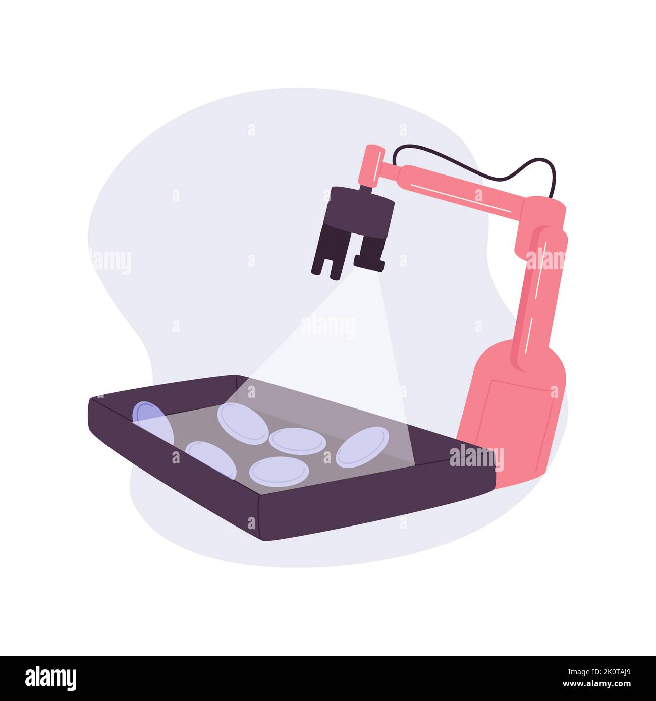 Sorting robots isolated cartoon vector illustrations Stock Vector Image ...