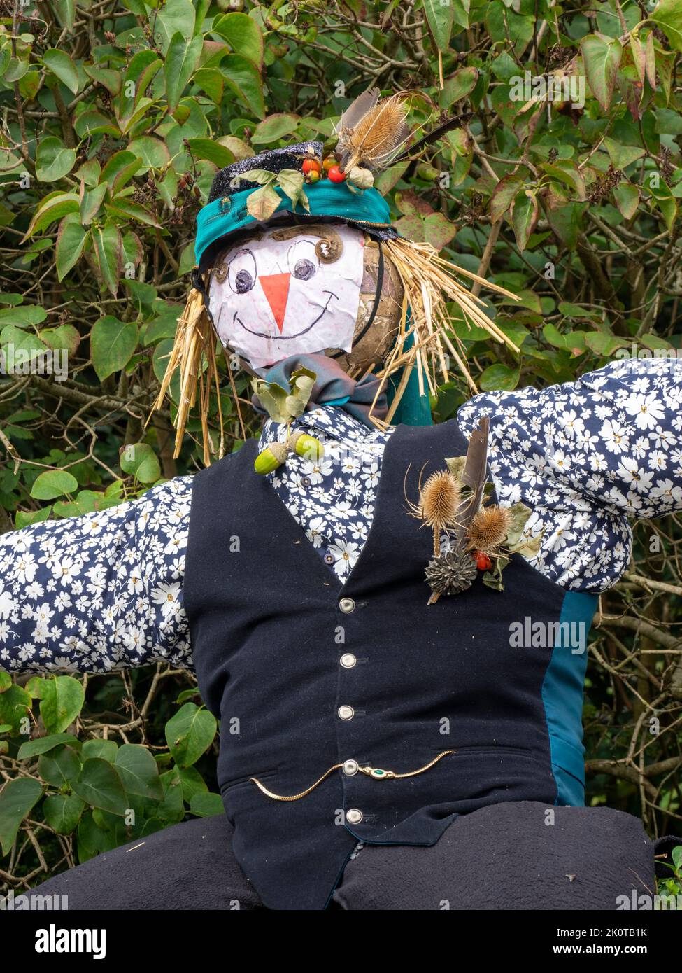 Madresfield, Worcestershire, UK, 13th September, 2022. scarecrow ...