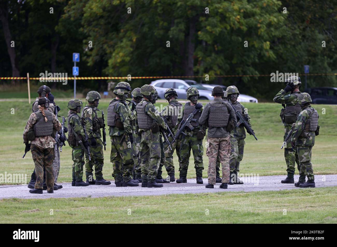 Swedish army cavalry infantry regiment hi-res stock photography and ...