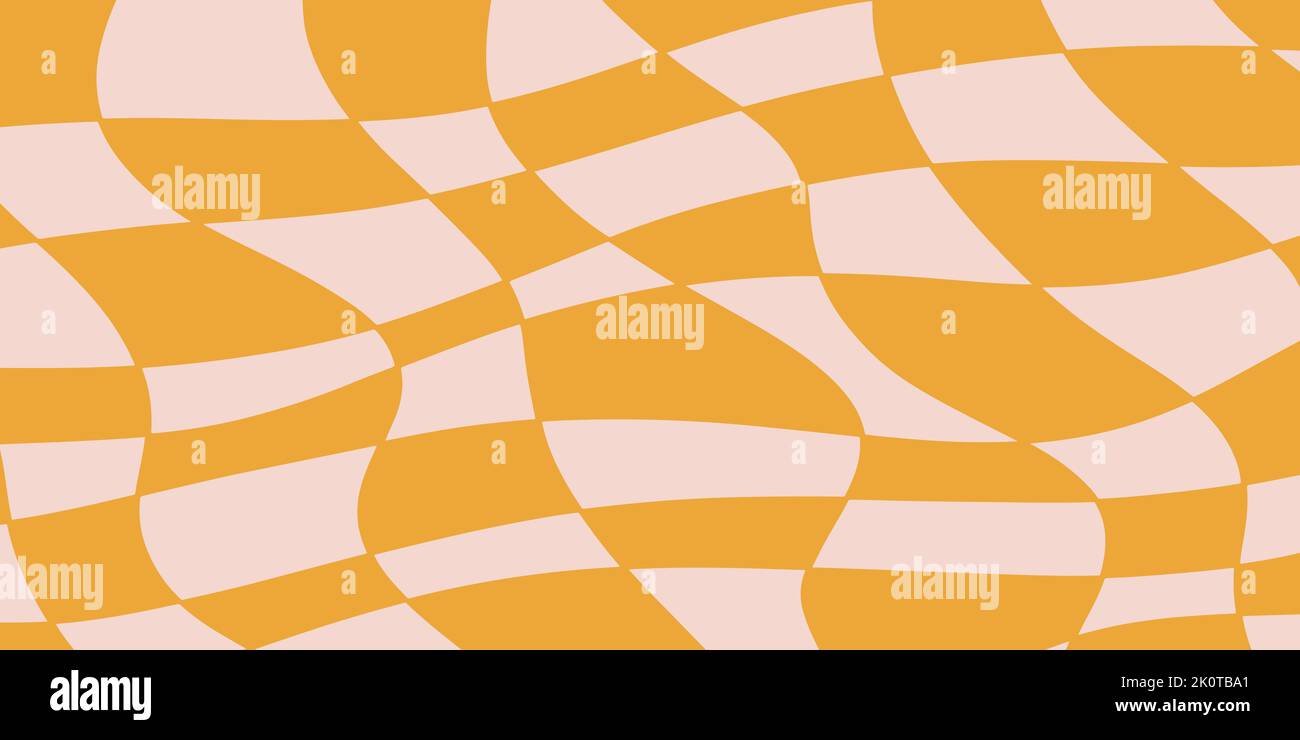 Retro 70s Abstract background vector illustration. Geometric Wavy ...