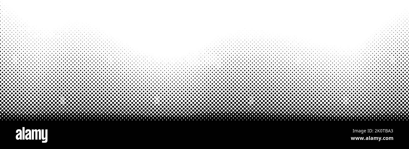 Halftone background. Grunge halftone pop art texture with vanishing ...