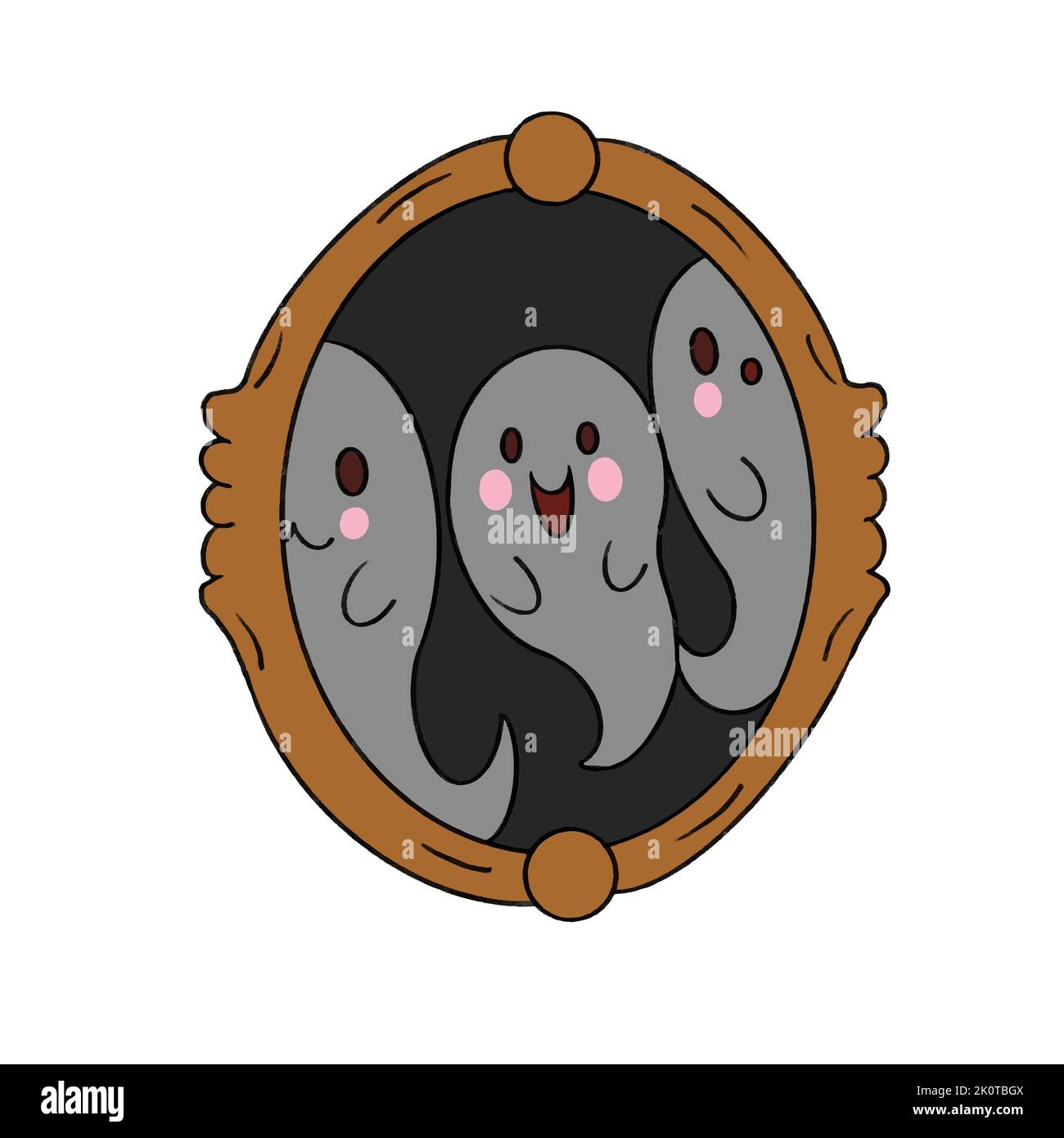 The magic mirror Stock Vector Images - Alamy