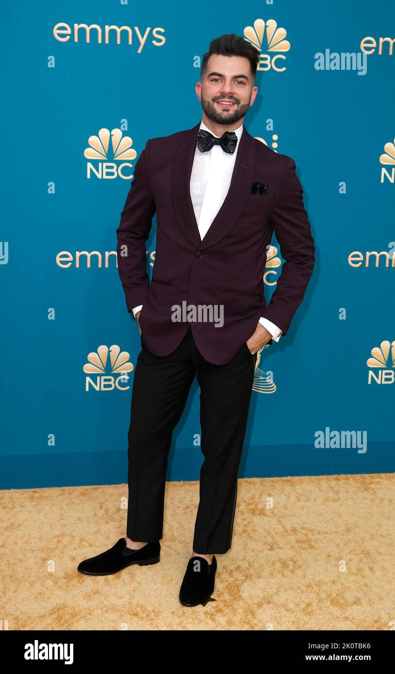 Los Angeles, USA. 12th Sep, 2022. Marco Franzitta arrives at the 74th ...