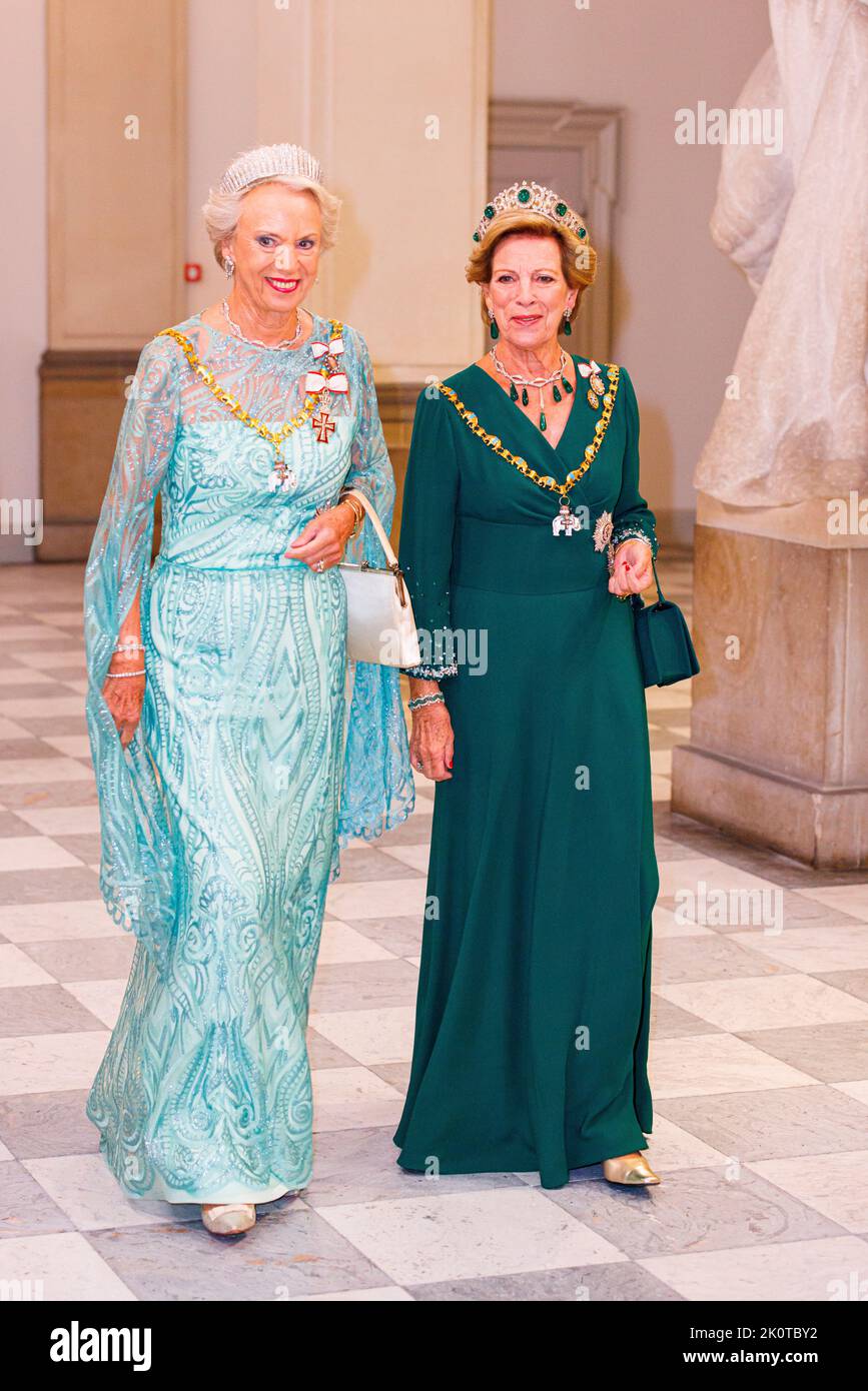COPENHAGEN - Queen Margrethe, Crown Prince Frederik, Crown Princess ...