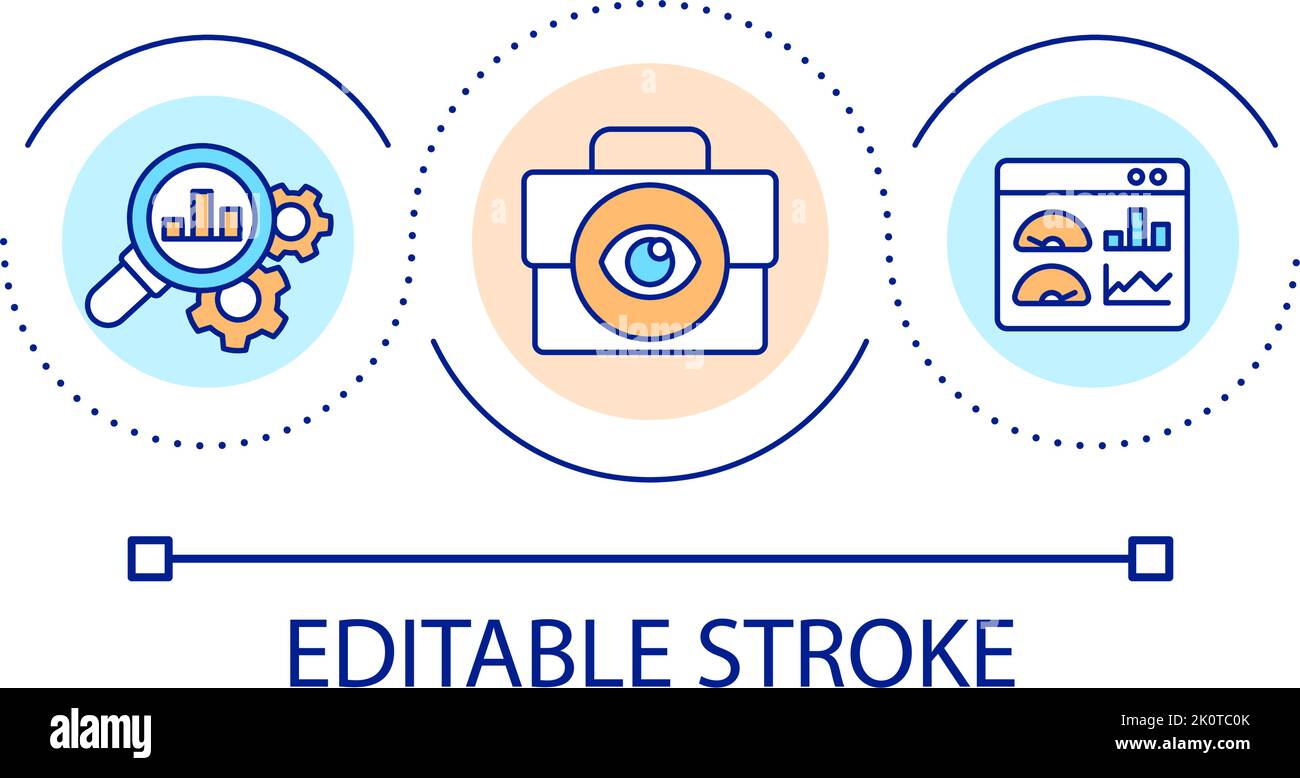 Business analytics loop concept icon Stock Vector Image & Art - Alamy