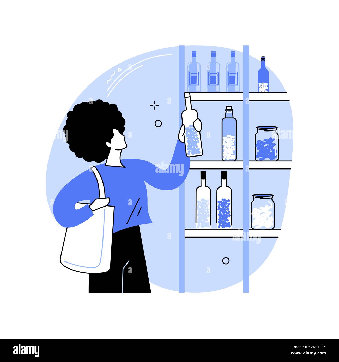 Buying seeds isolated cartoon vector illustrations Stock Vector Image ...