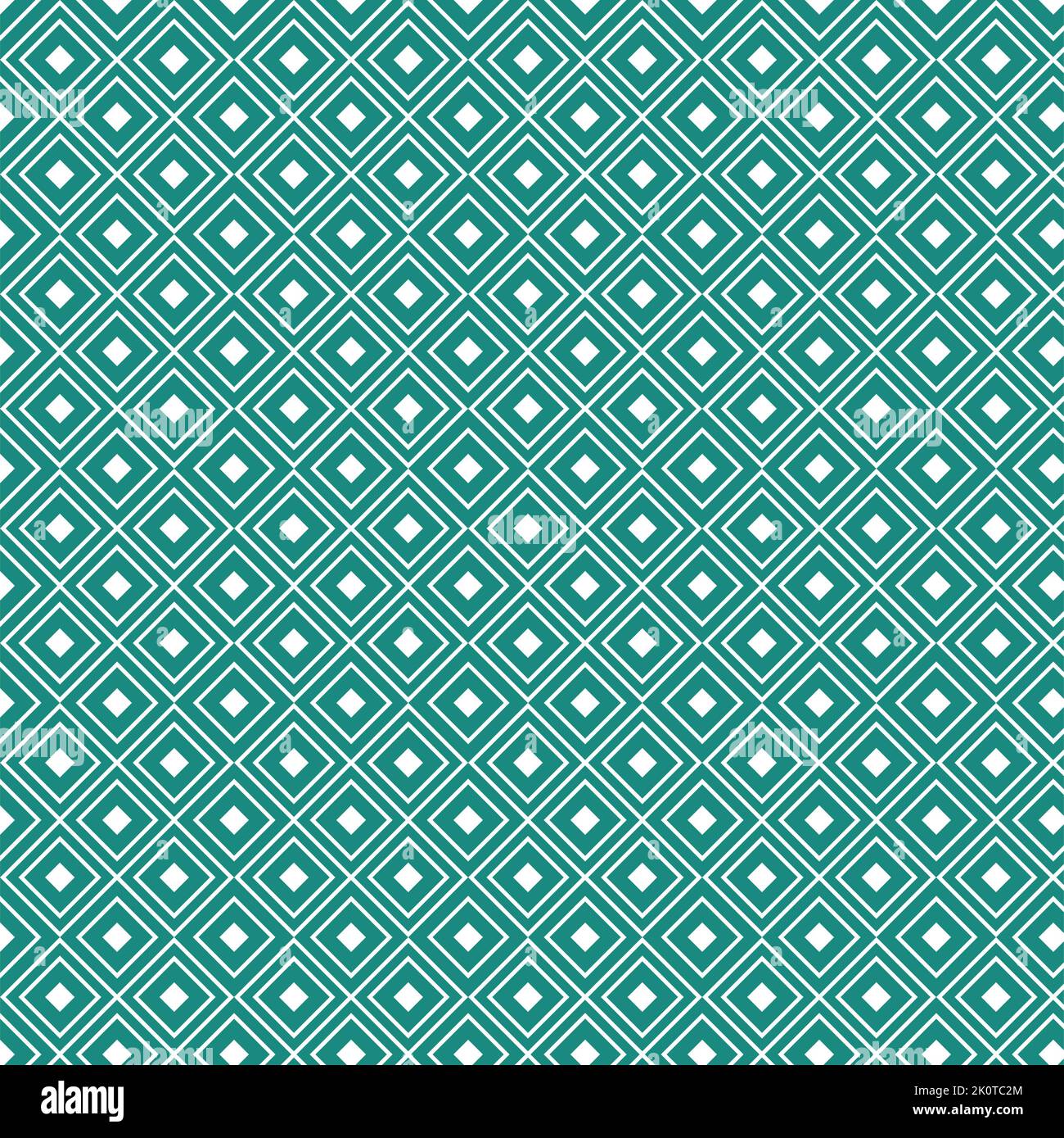 An abstract seamless background with green and white geometric square ...