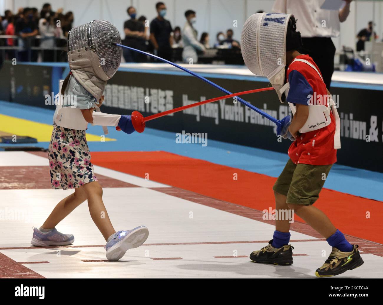 Under 5 group fencers at HK Youth Fencing Elite competition, SportsExpo ...