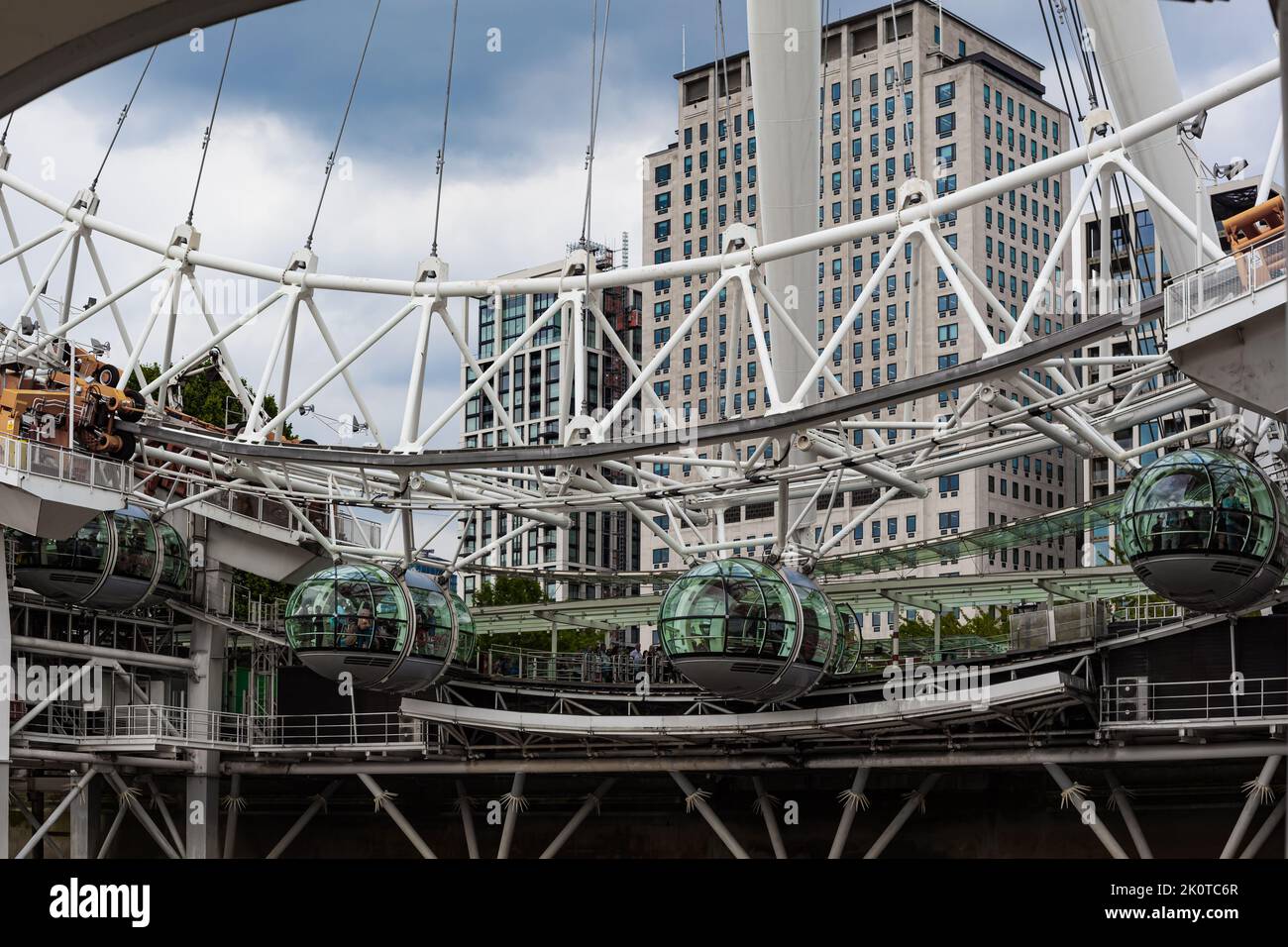 View of the London Eye Stock Photo - Alamy