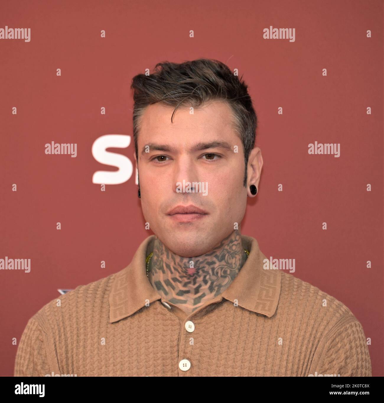 Milanoi, Italy X Factor 2022 photocall with the host Francesca ...