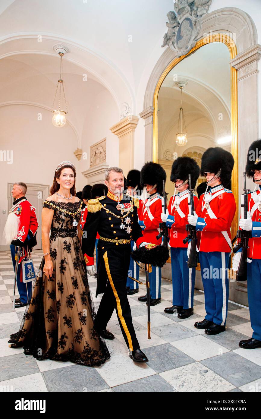 COPENHAGEN - Queen Margrethe, Crown Prince Frederik, Crown Princess ...