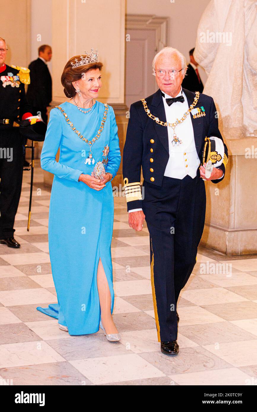COPENHAGEN - Queen Margrethe, Crown Prince Frederik, Crown Princess ...