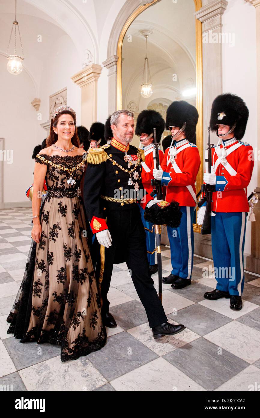 COPENHAGEN - Queen Margrethe, Crown Prince Frederik, Crown Princess ...